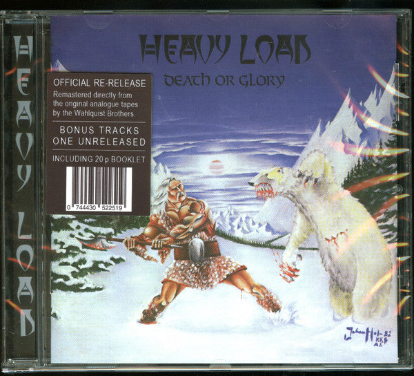 Heavy Load Death Or Glory Cd Album Réédition Remasterisé Freeson