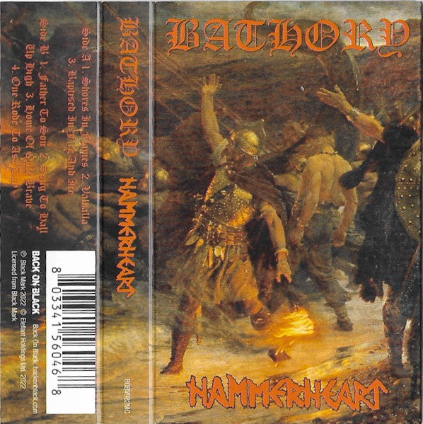 Bathory – Hammerheart Cassette, Album, Réédition, Stéréo – Freeson Rock
