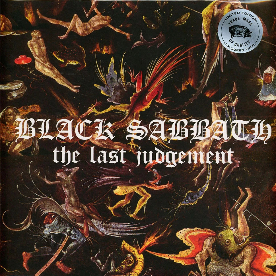Black Sabbath - The Last Judgement Vinyle, LP, Édition Limitée, Colour ...