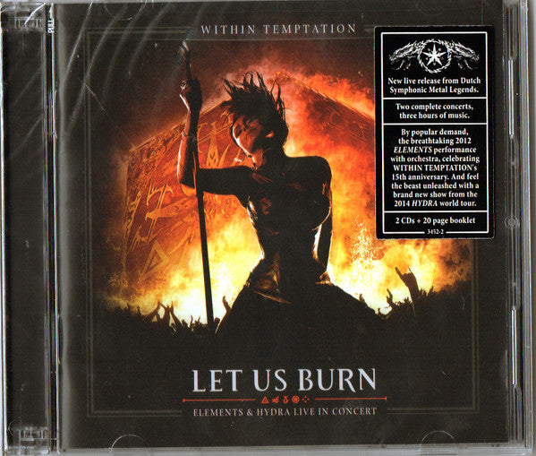 Within Temptation – Let Us Burn (Elements & Hydra Live In Concert) 2 x ...