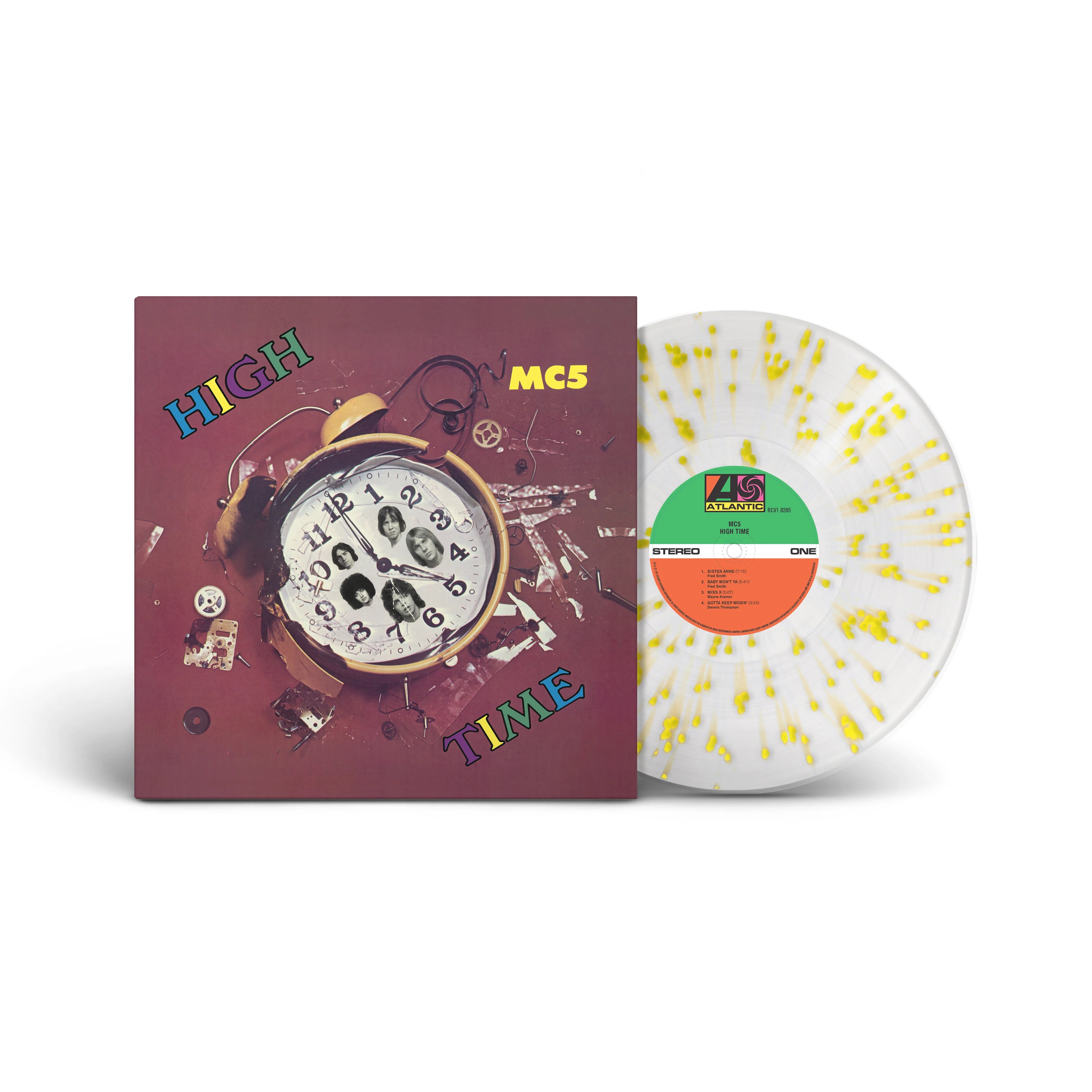MC5 - High Time Vinyle, LP, Album, Édition Limitée, Clear & Yellow ...